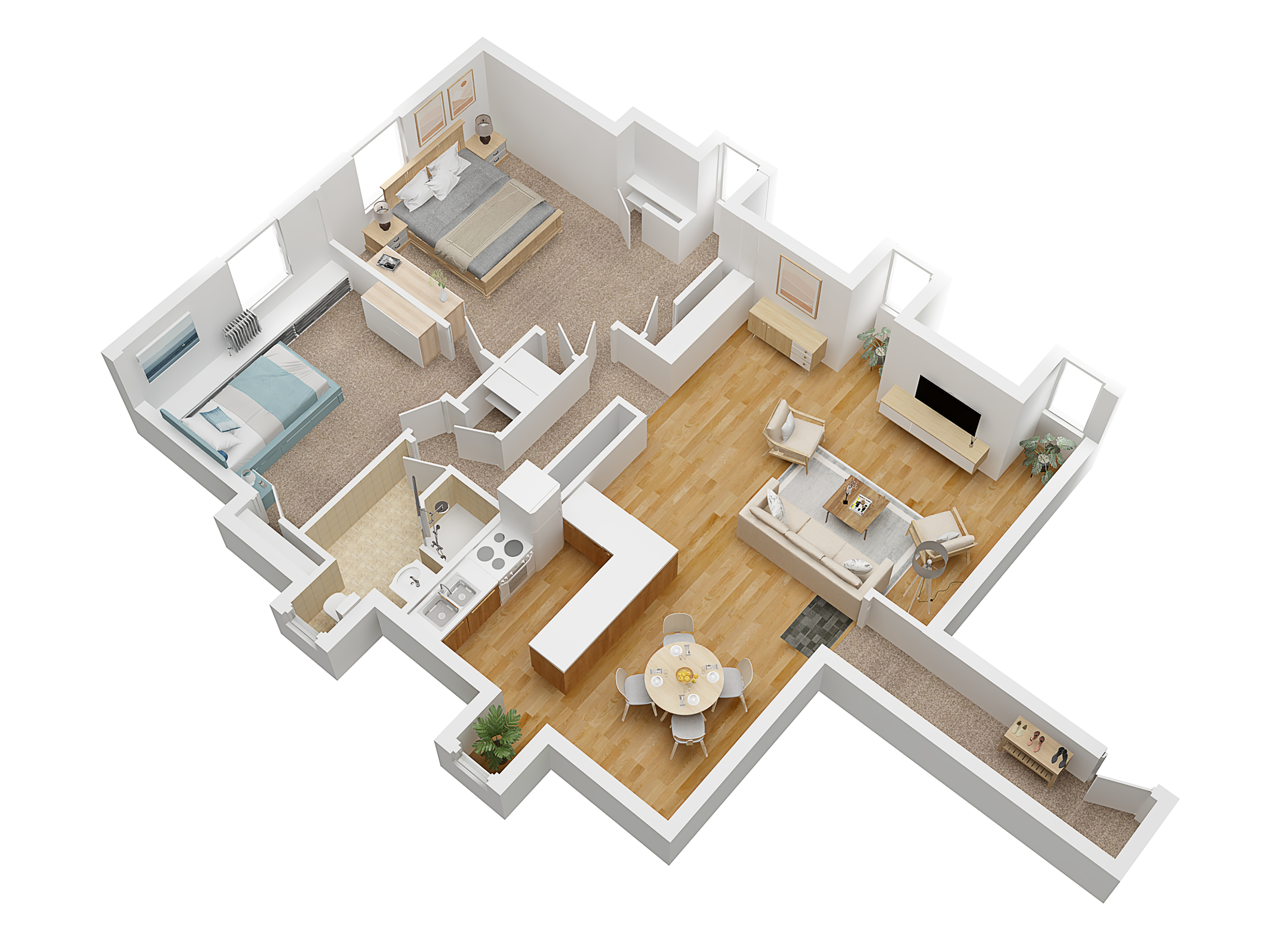 McDonald Mansion, Ann Arbor, Michigan | 1 - 2 Bed Apartments Floorplans ...