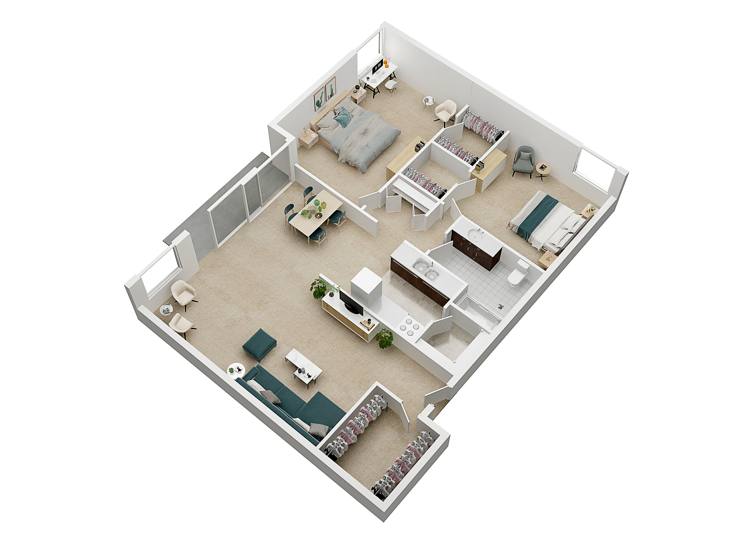 Traver Crossing apartments in Ann Arbor, Michigan | 1 - 2 Bedroom Apts | McKinley.com