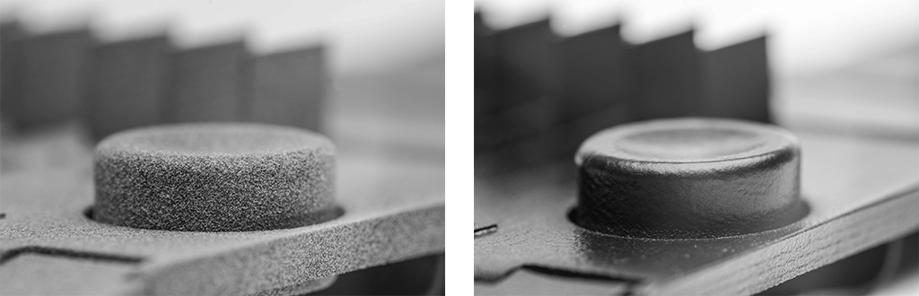 Post-processing for SLS and MJF 3D printed parts | Hubs
