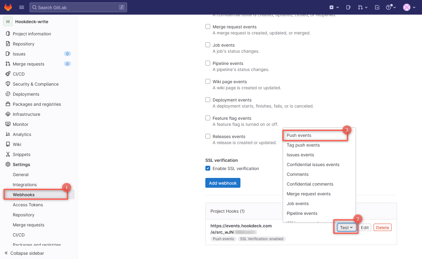 How to Test and Replay GitLab Webhooks on localhost with Hookdeck ...
