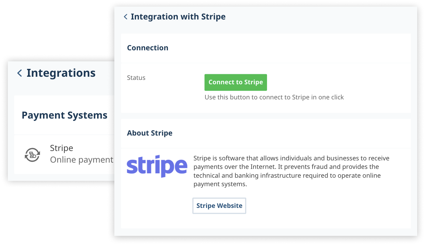Prepayments and Deposits with Stripe - Medesk
