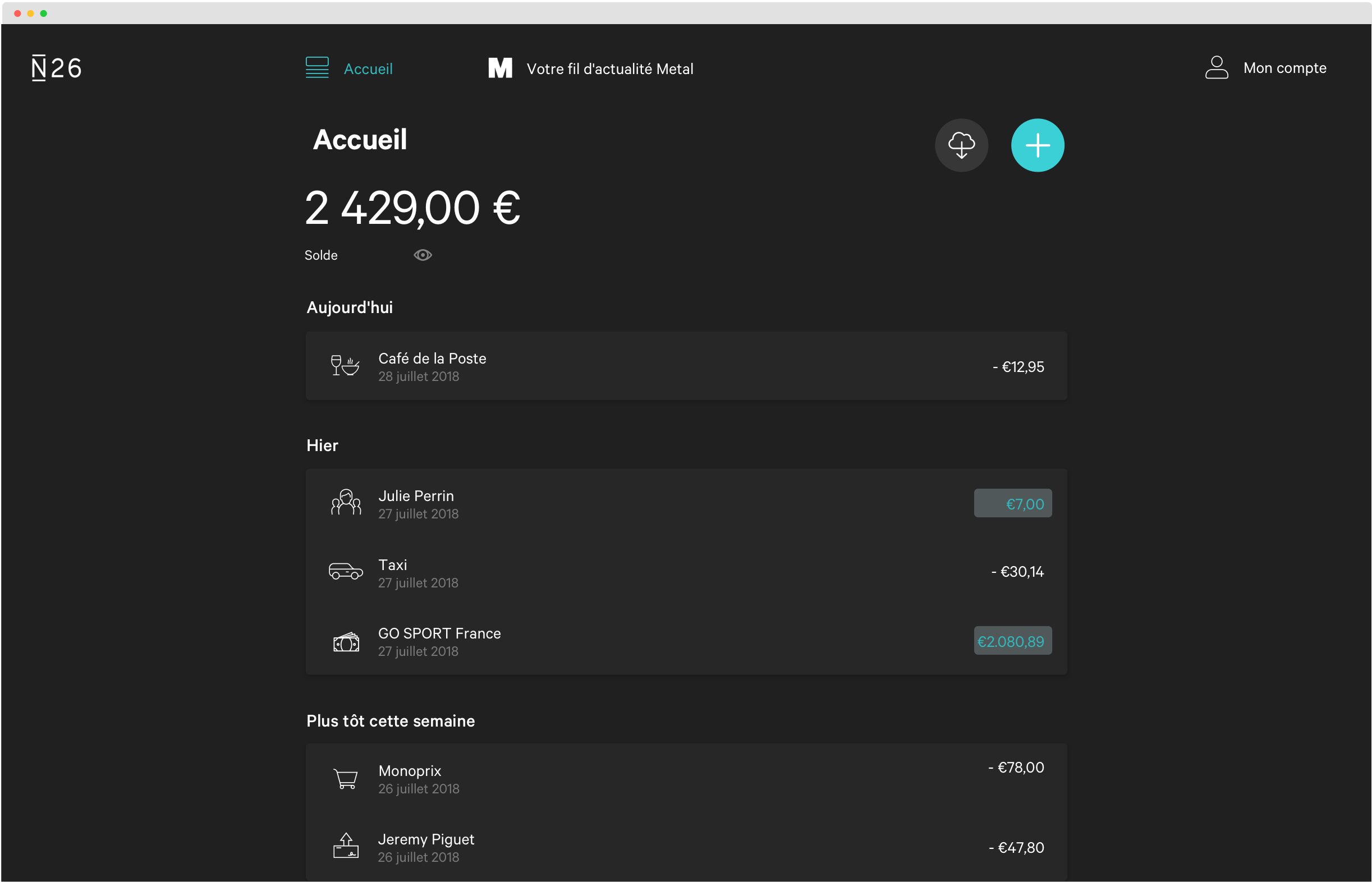 Découvrez la nouvelle version de la WebApp N26 — N26 France