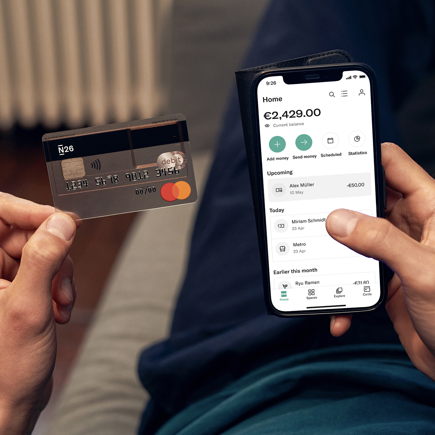 How to add money to your account with Bancontact