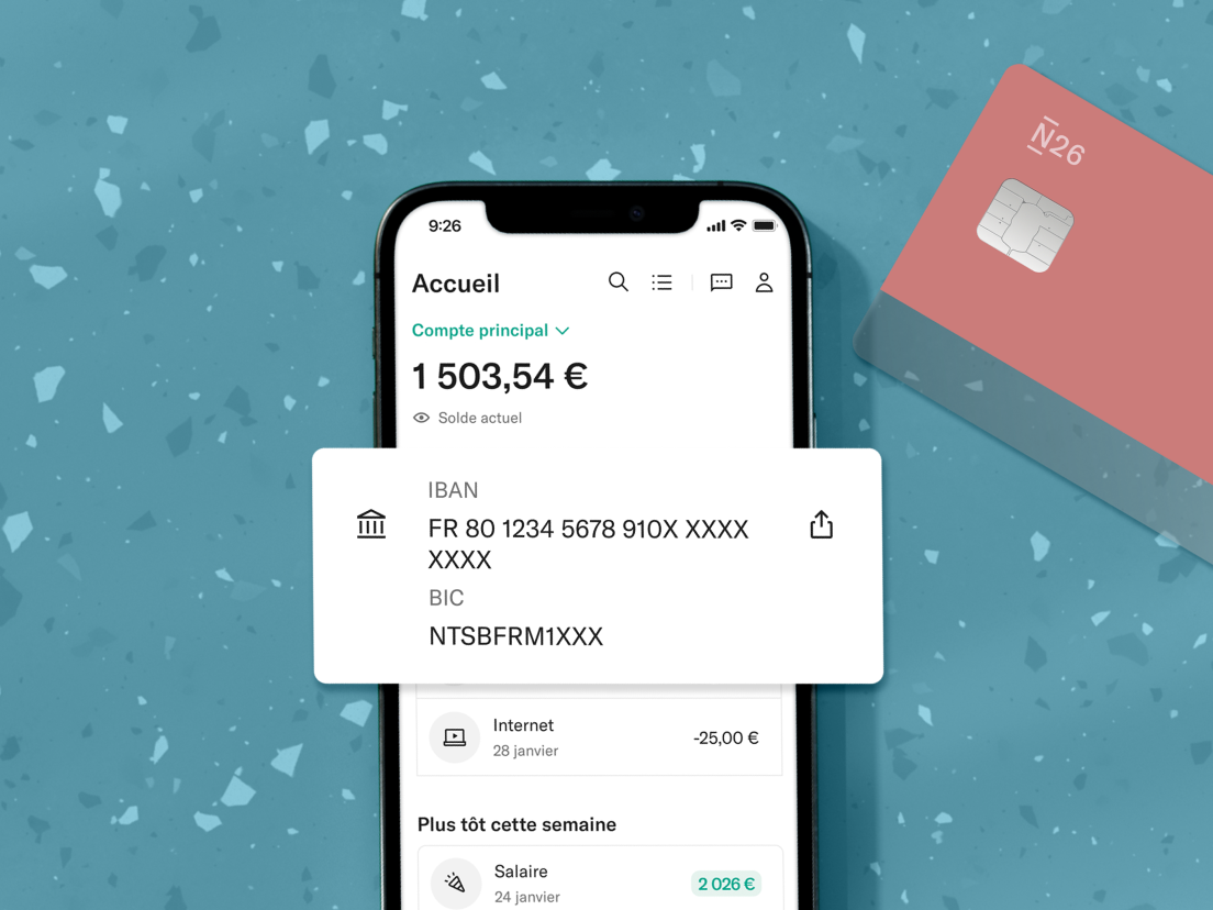 Le RIB N26 est désormais français