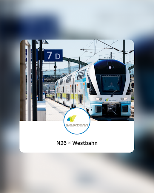 N26 x WESTbahn: Get 10% Off Your Next WESTbahn Ticket - N26