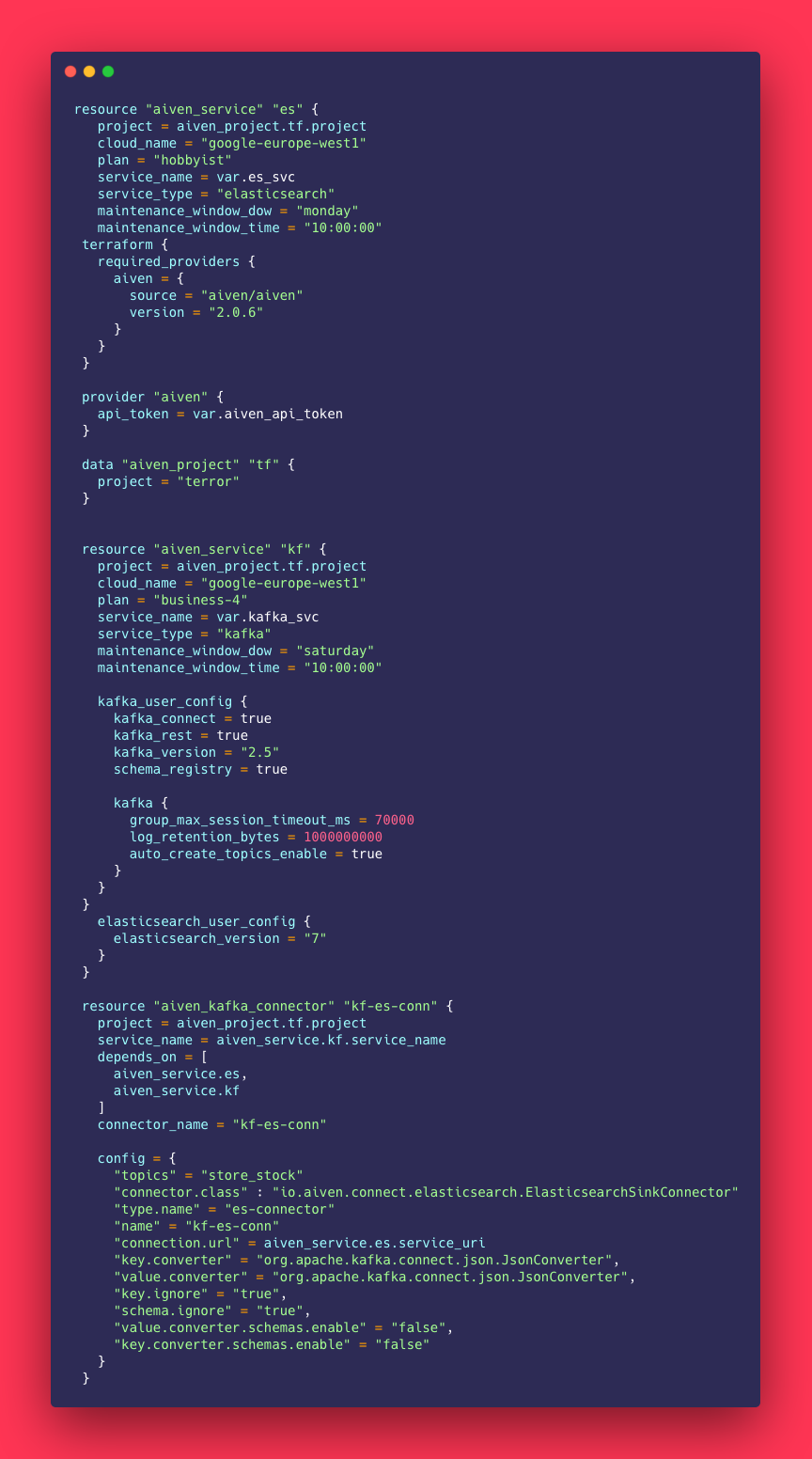 More capable, Aiven Terraform provider joins the Terraform Registry with v2