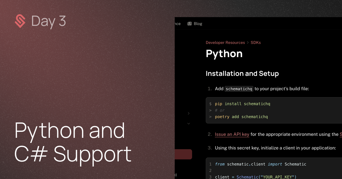Launch Day 3: Python and C# Support 🐍 🪒