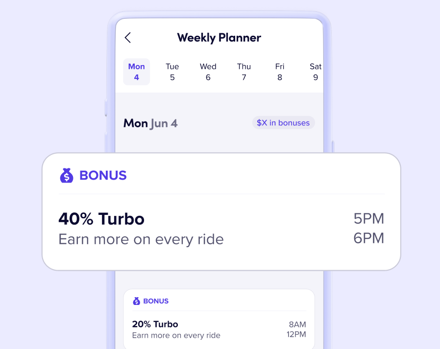 Our earnings commitment to drivers