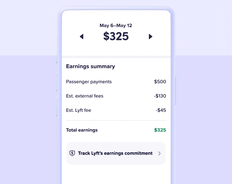 Our earnings commitment to drivers
