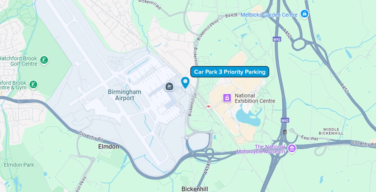 Car Park 3 Priority Parking at BHX | Birmingham Airport