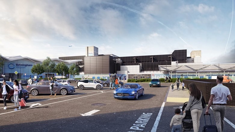 Works begins on new BHX security area | Birmingham Airport