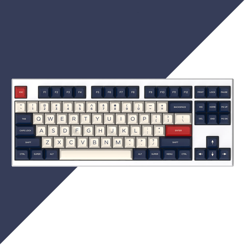 Azerty Keycaps - Profil DSA