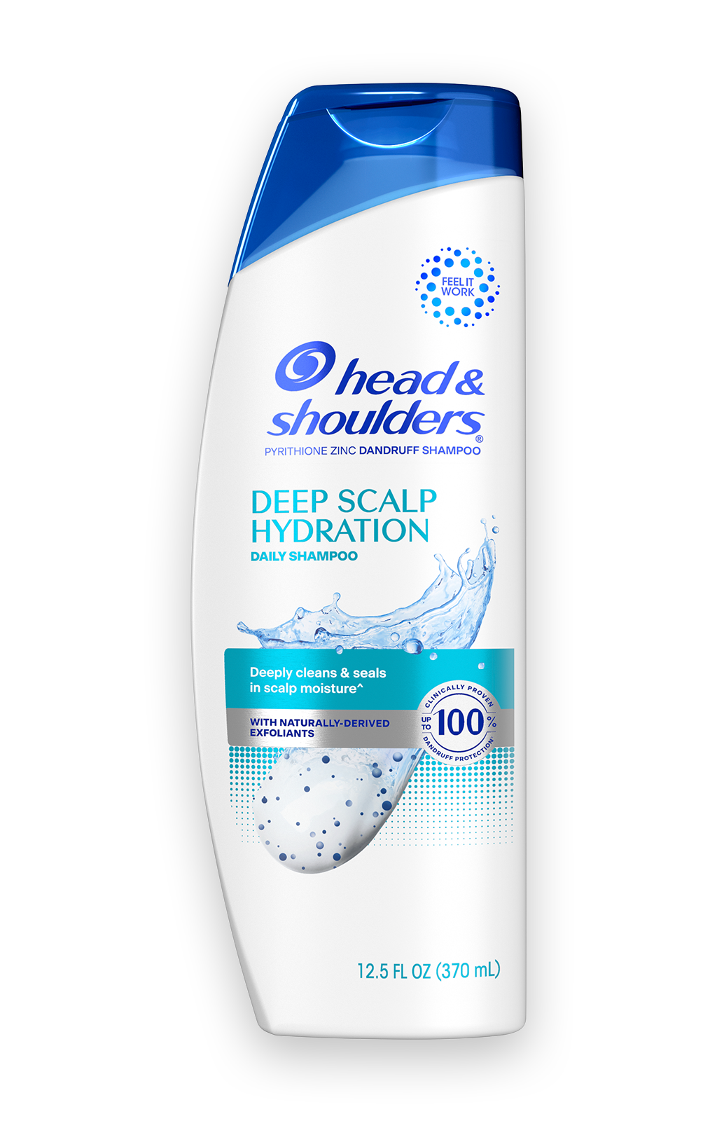 Champú anticaspa Deep Scalp Hydration de uso diario, sin parabenos