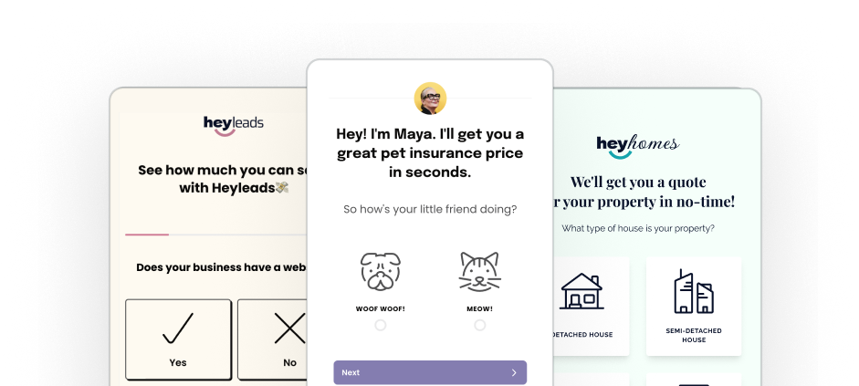 Convert more website visitors into leads with Heyflow | Heyflow
