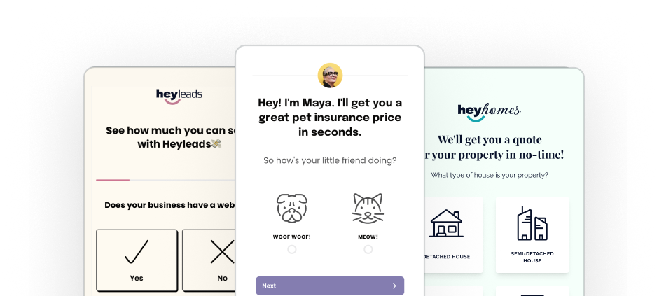 No-Code Solution for More Conversions and Leads | Heyflow