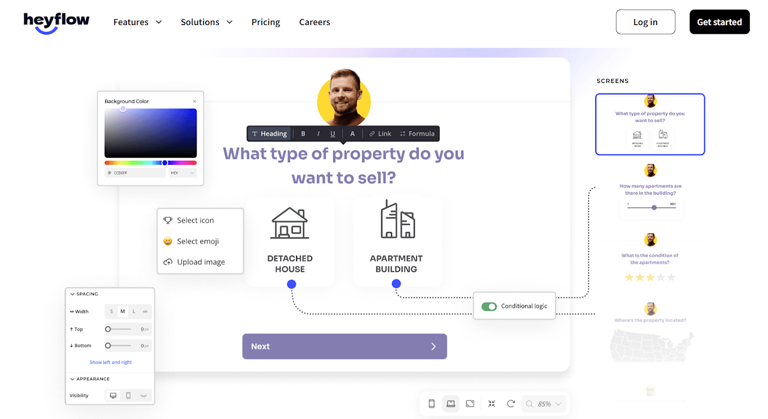 Ein vollständiger Leitfaden rund um Funnel-Builder-Software | Heyflow