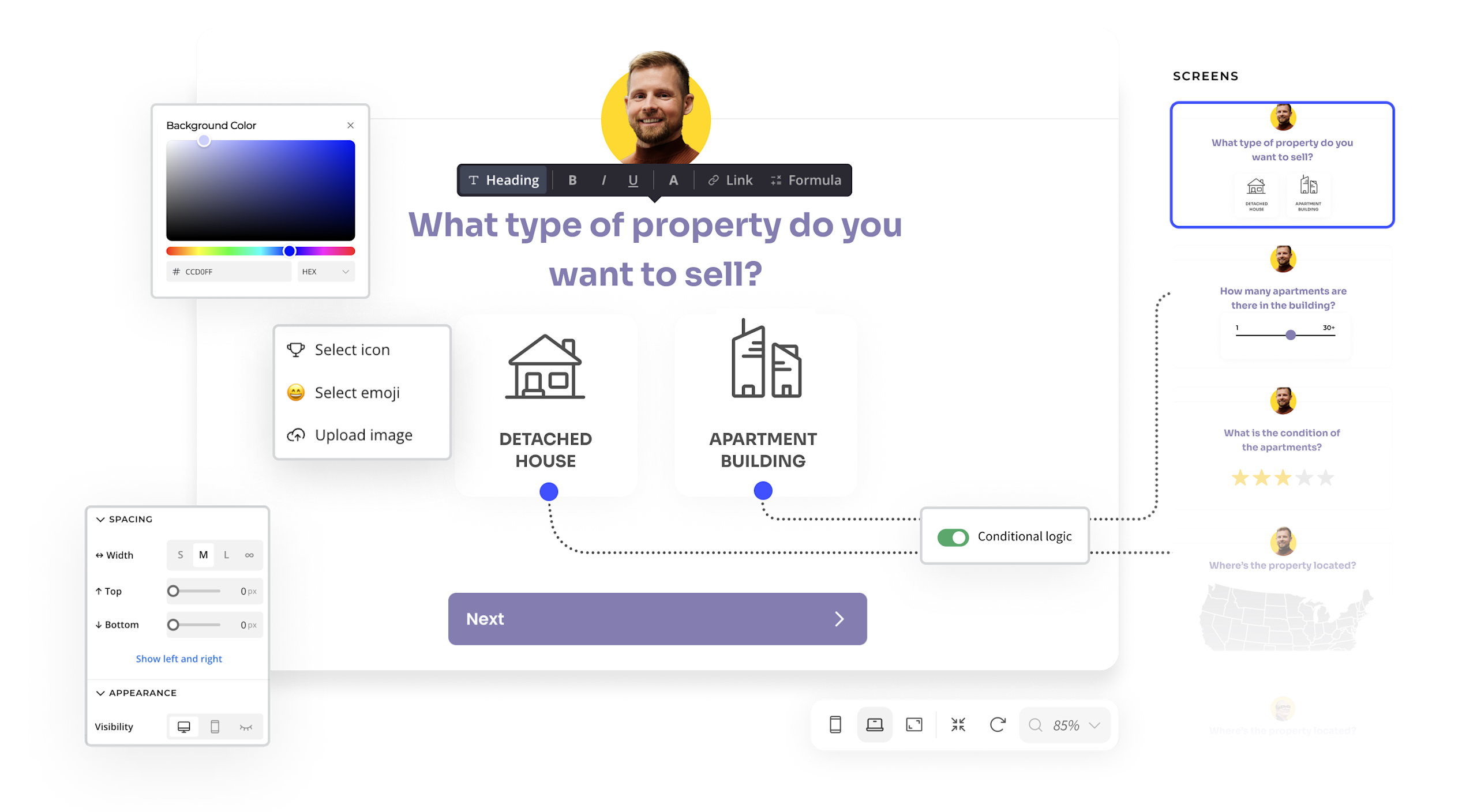Generiere mehr Conversions und Leads mit Heyflow | Heyflow