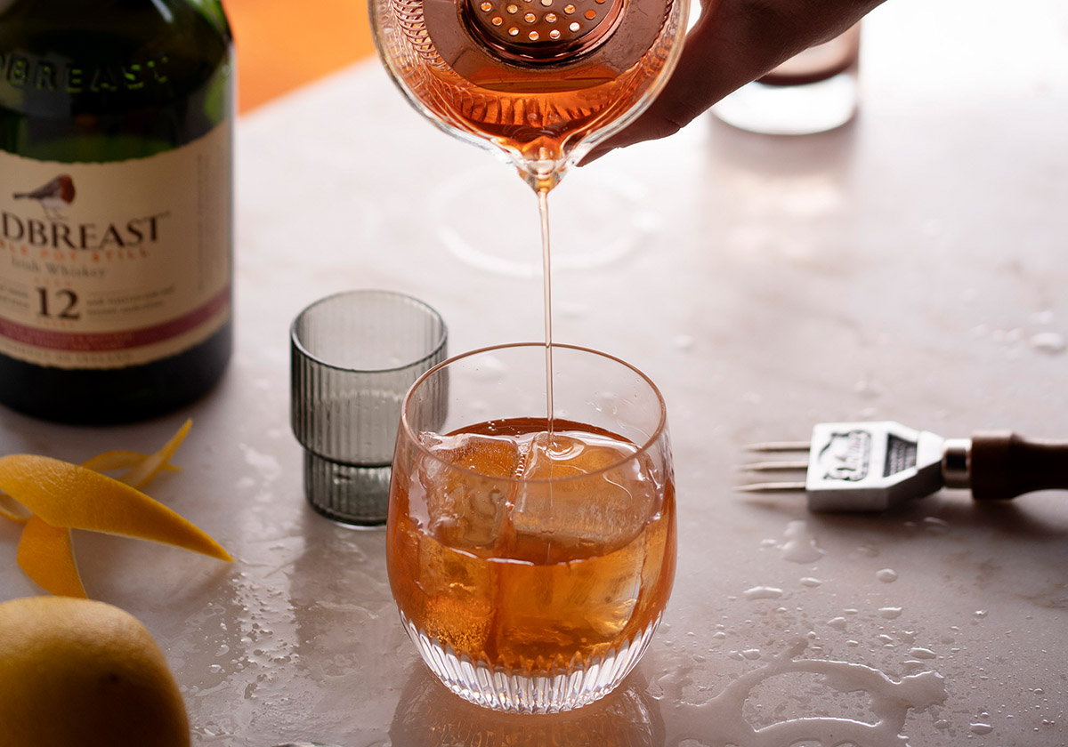 Redbreast - Flying Old Fashioned Cocktail Recipe | ReserveBar