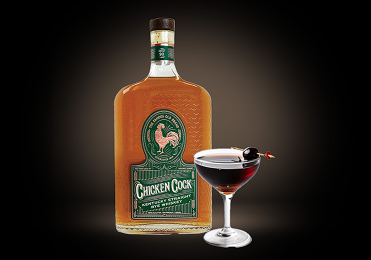Chicken Cock Whiskey - Black Manhattan Cocktail Recipe | ReserveBar