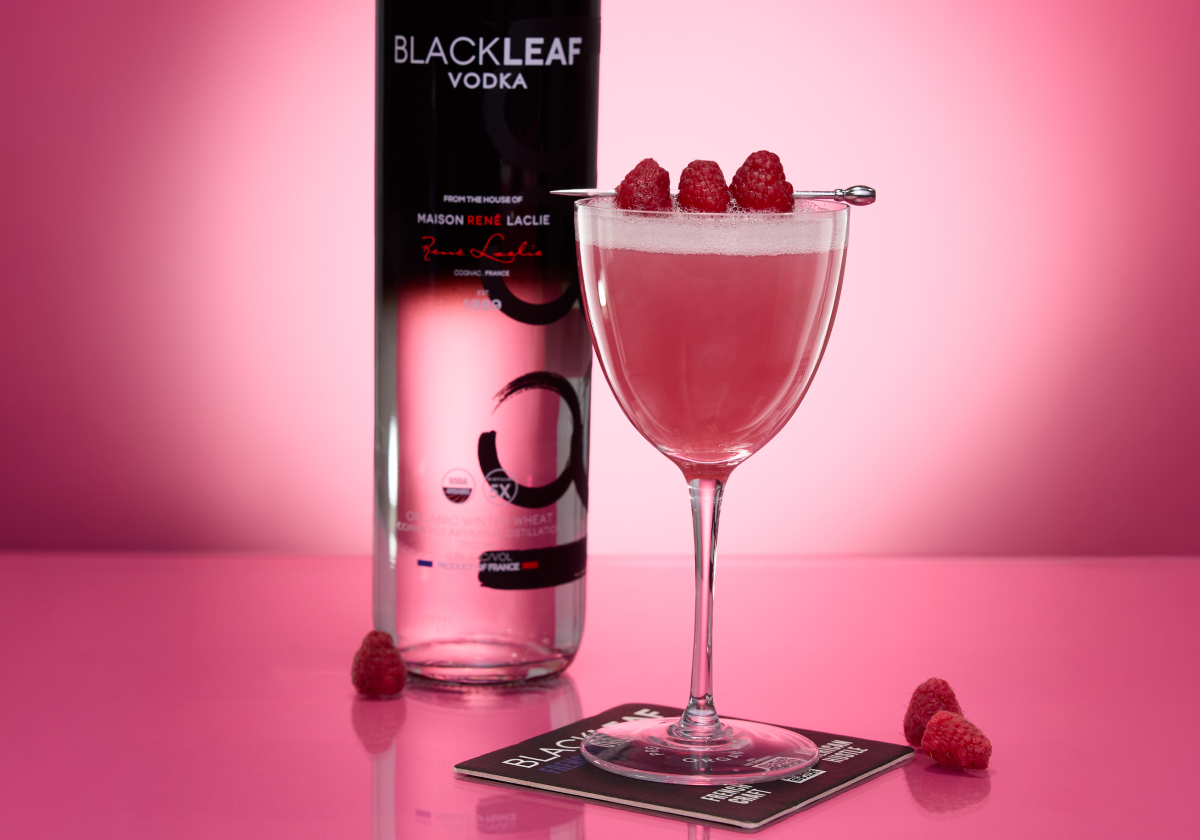 Blackleaf Organic Vodka - Velvet Raspberry Cocktail Recipe | ReserveBar