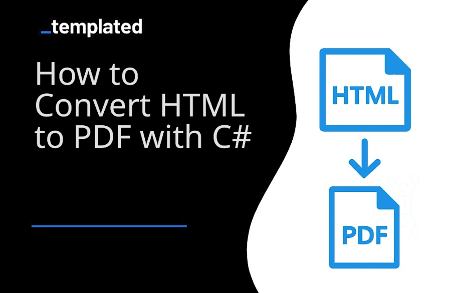 How To Convert HTML to PDF with C#