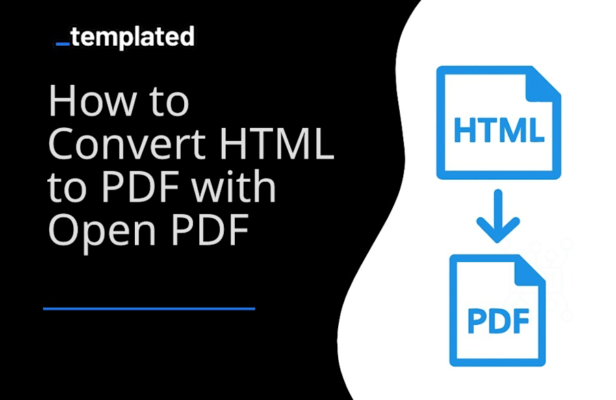 How to Convert HTML to PDF using OpenPDF