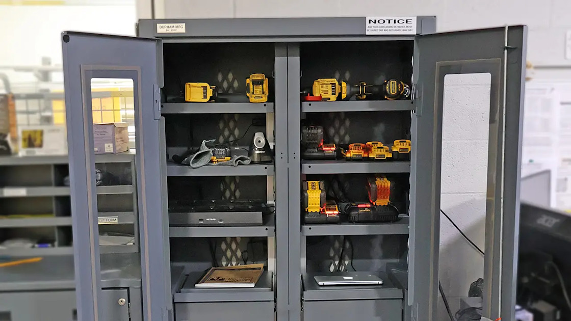 Durham MFG Secure Battery Charging Cabinet — MSC Industrial