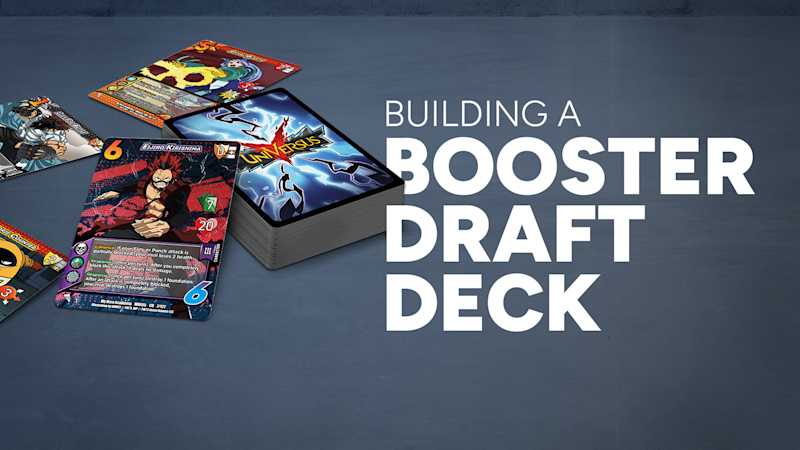 Building A Booster Draft Deck