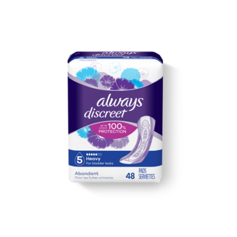Always Discreet Extra Heavy Long Pads - 6 Drops | Always Discreet