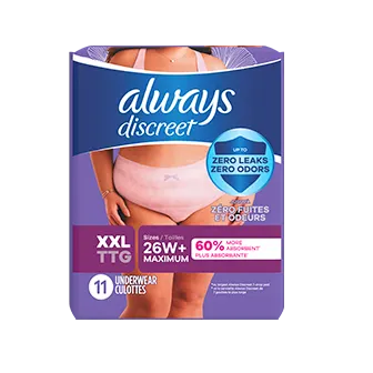 Always protective underwear store