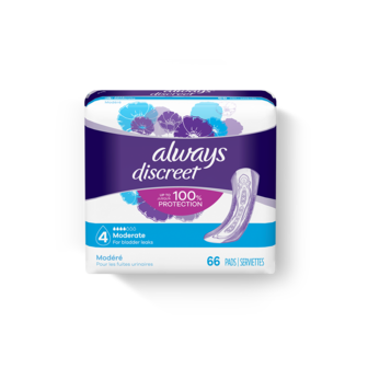 Always Discreet Moderate Pads - 4 Drops | Always Discreet