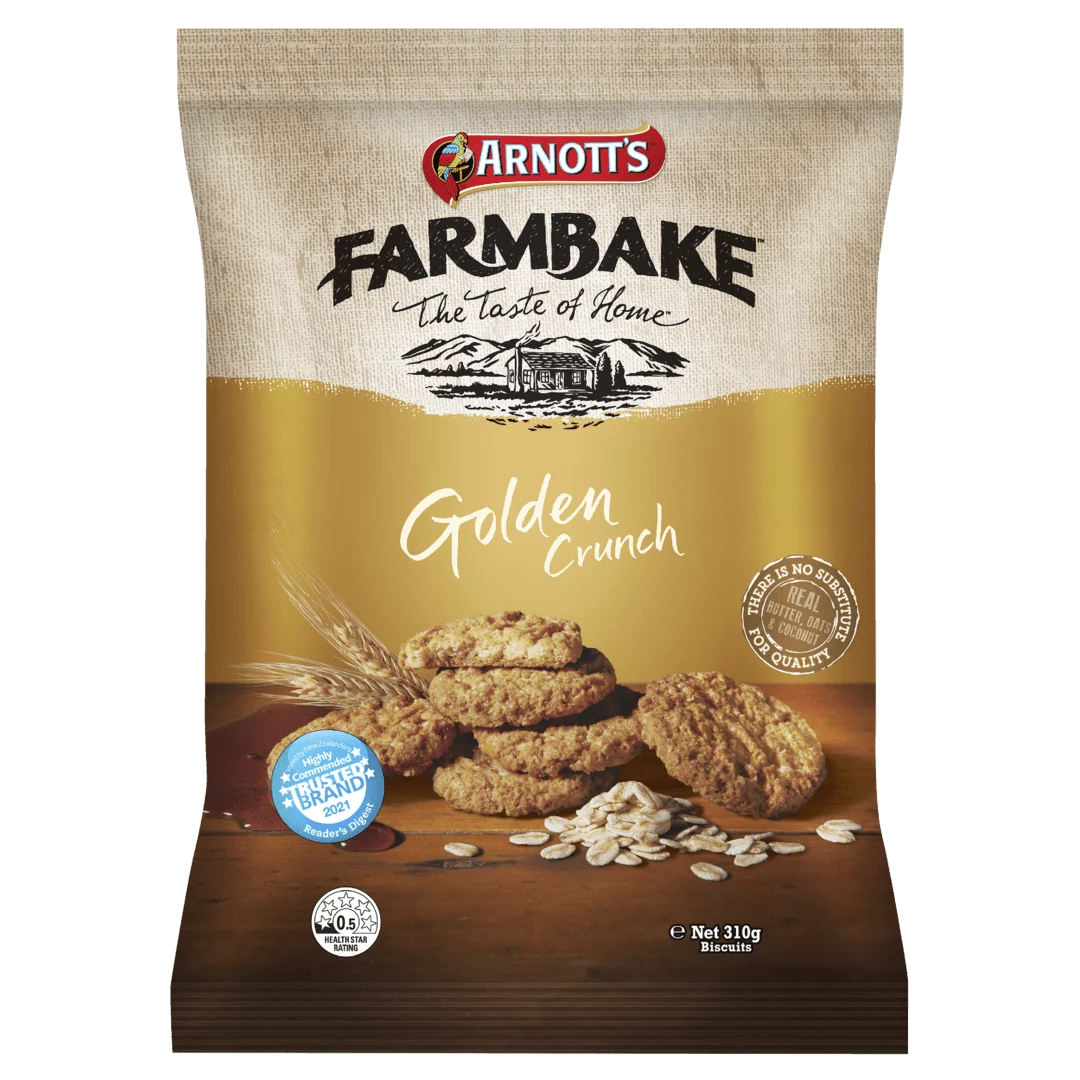 Arnott's Farmbake | Rustic, delicious & dunkable Cookies