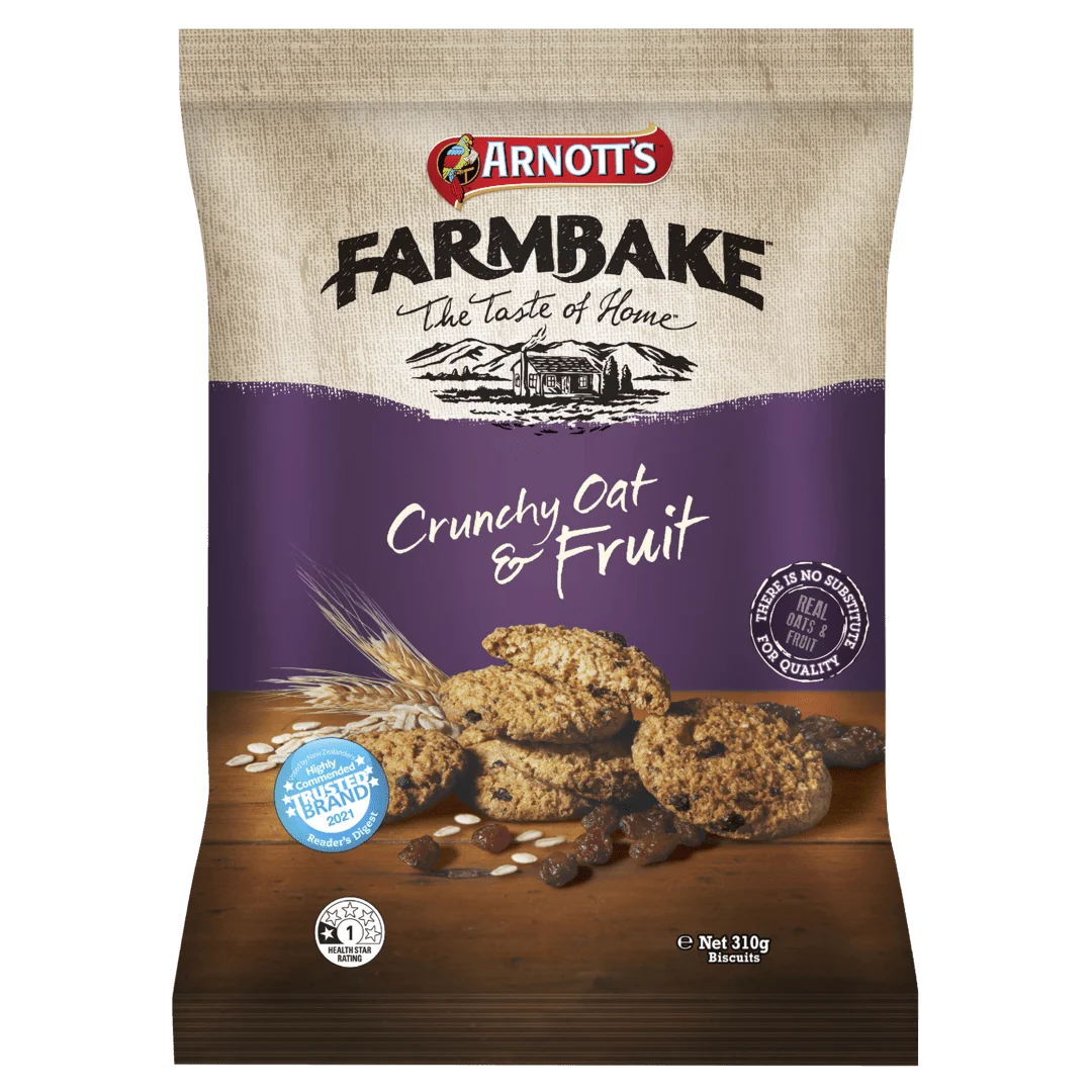 Arnott's Farmbake | Rustic, delicious & dunkable Cookies