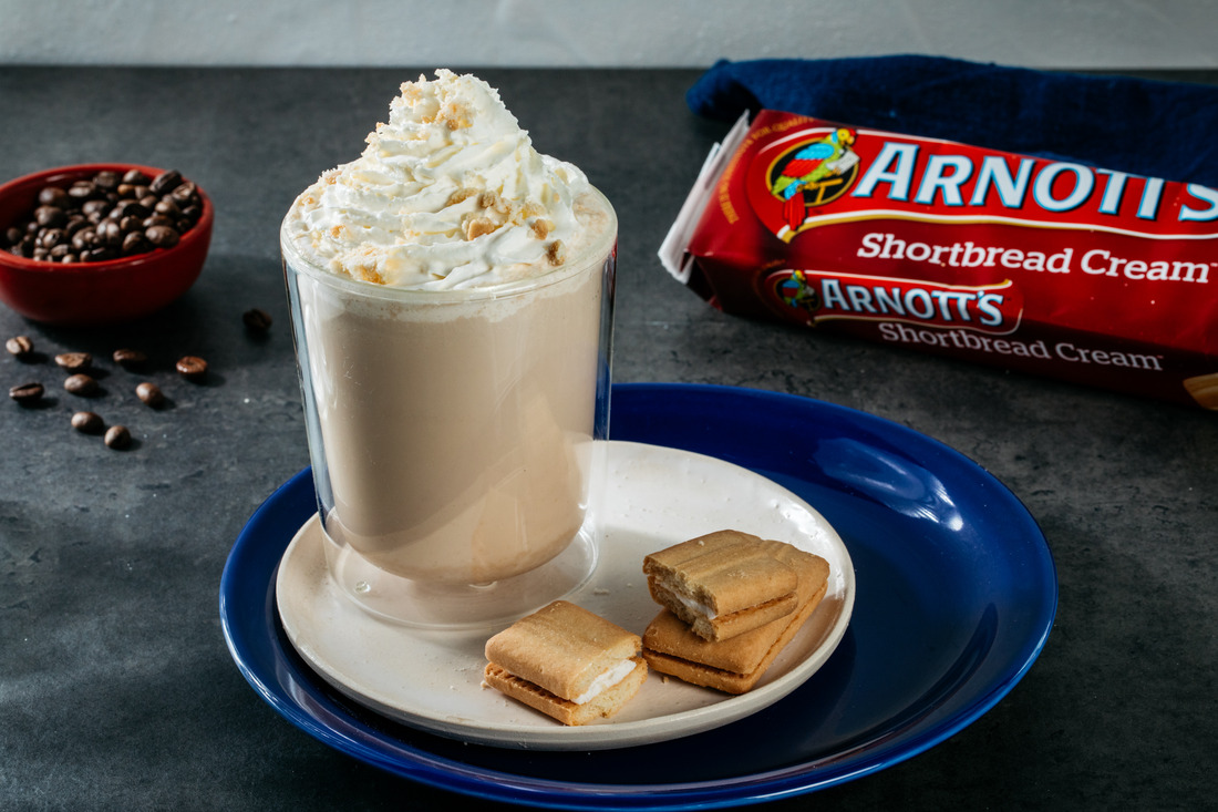 Arnott’s Shortbread Cream Iced Coffee | Delicious Iced Coffee Recipe ...