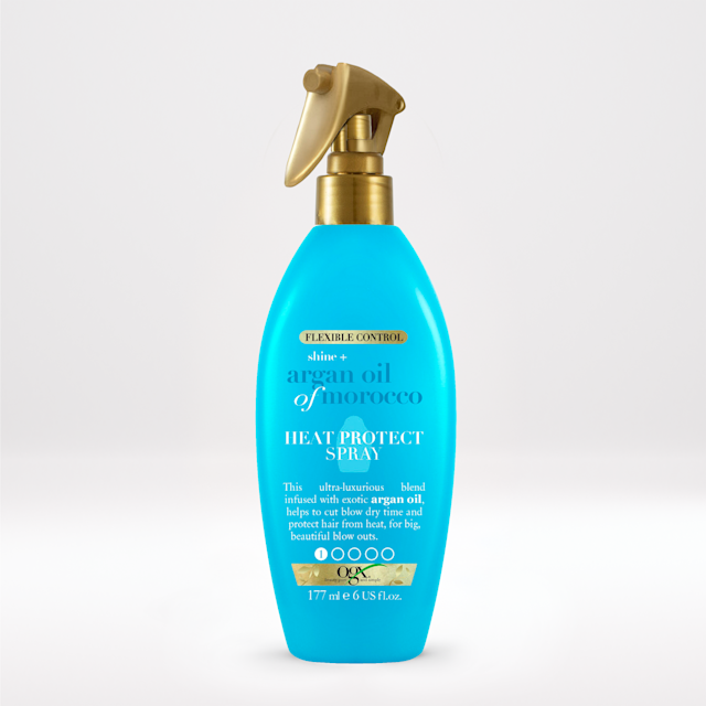 Spray protector contra el calor OGX Shine & Heat Defence + Argan Oil of ...