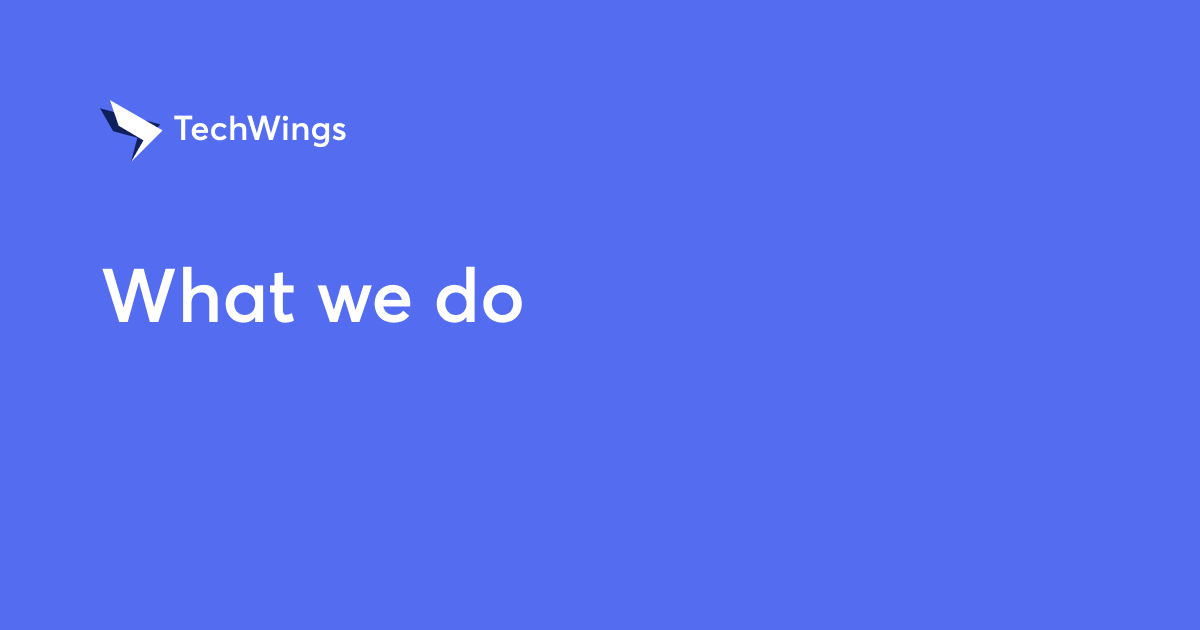 Services | TechWings