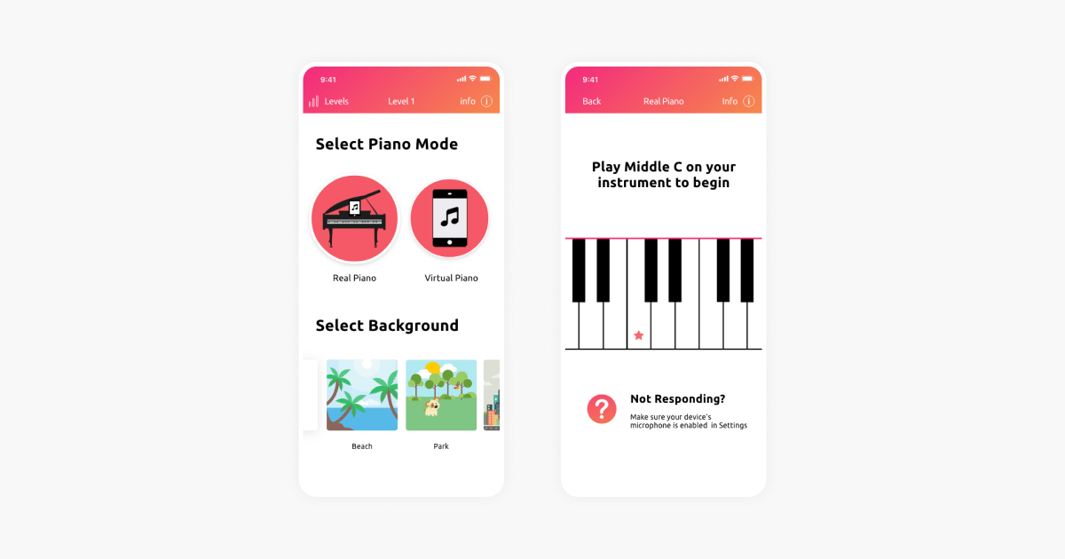 Making piano learning easy with a mobile application | TechWings