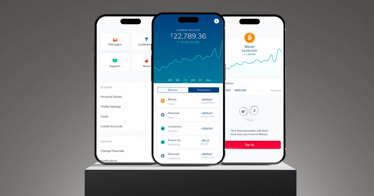 Cryptocurrency investment platform design and development | TechWings