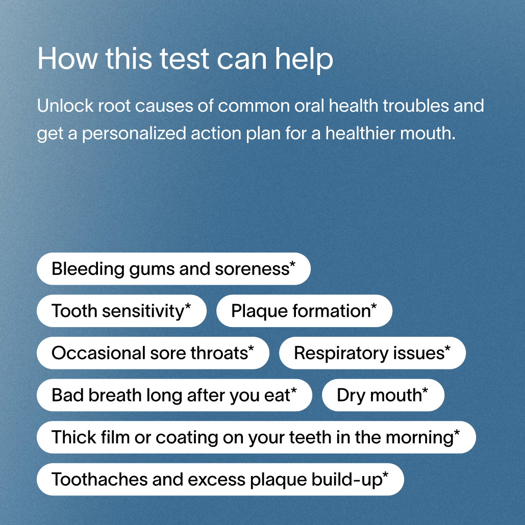 Viome Oral Health Solutions | Oral Health Test, Supplements & Lozenges ...