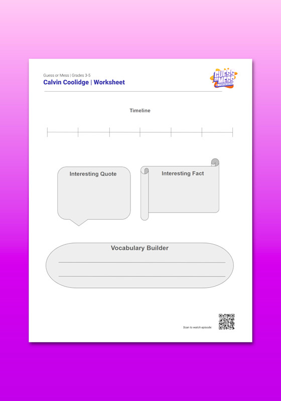 "Guess or Mess: Calvin Coolidge" Lesson Plan | PragerU