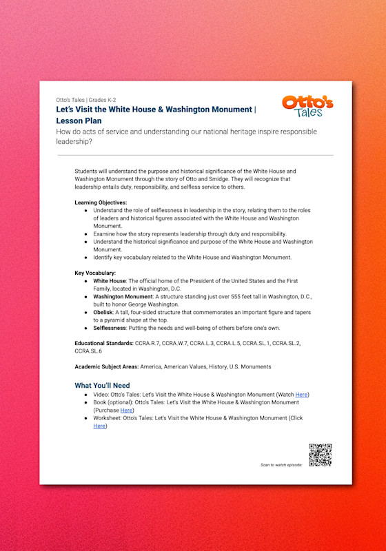 "Otto's Tales: Let's Visit the White House & Washington Monument ...