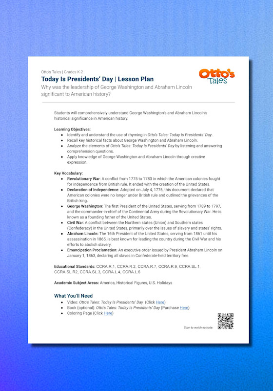 otto-s-tales-today-is-presidents-day-lesson-plan-prageru