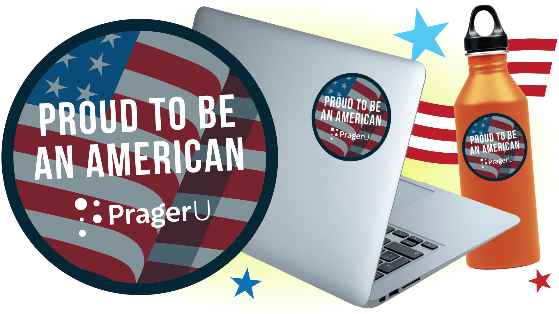 Proud to Be American stickers | PragerU