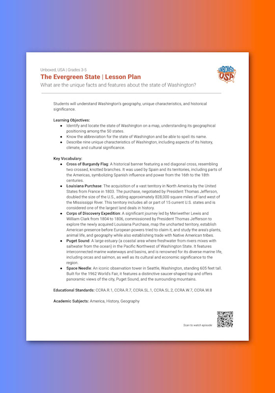 "Unboxed, USA: The Evergreen State" Lesson Plan | PragerU