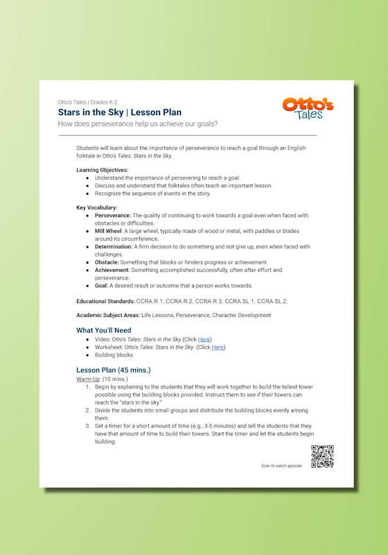 "Otto's Tales: Stars in the Sky" Lesson Plan | PragerU