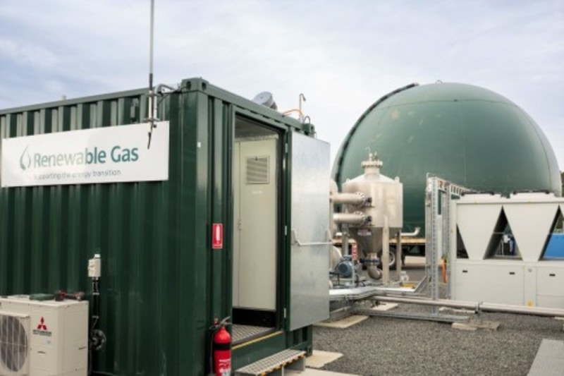 Mr Tudor said biomethane is produced in two stages. First, biogas is ...