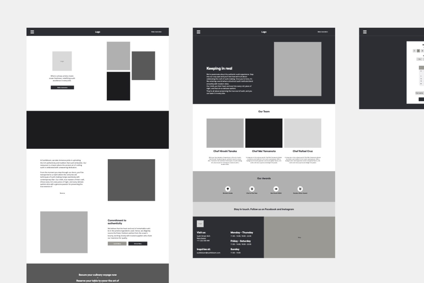 Wireframe Outline Examples