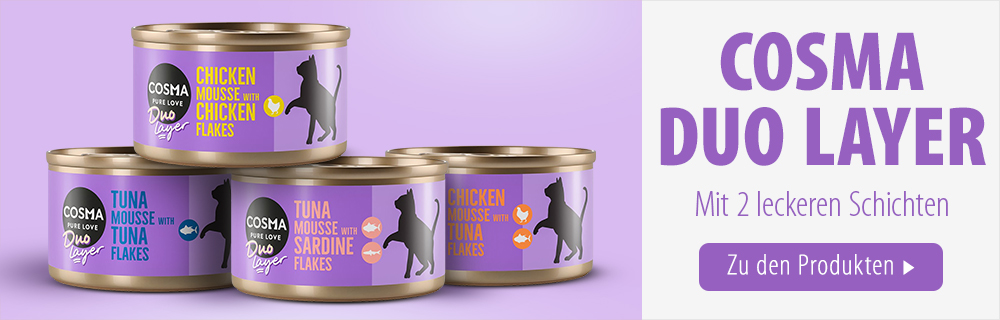 Cosma Nassfutter für Katzen - Pure Love ♥