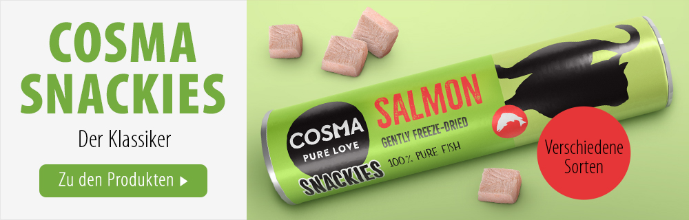 Cosma Snacks für Katzen - Pure Love ♥