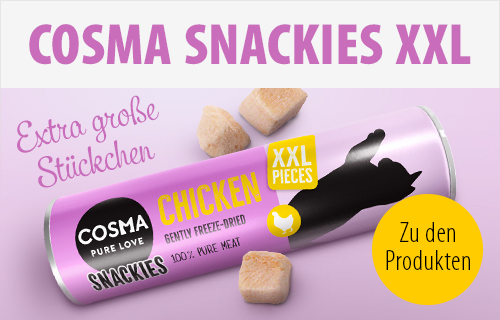 Cosma Snacks für Katzen - Pure Love ♥